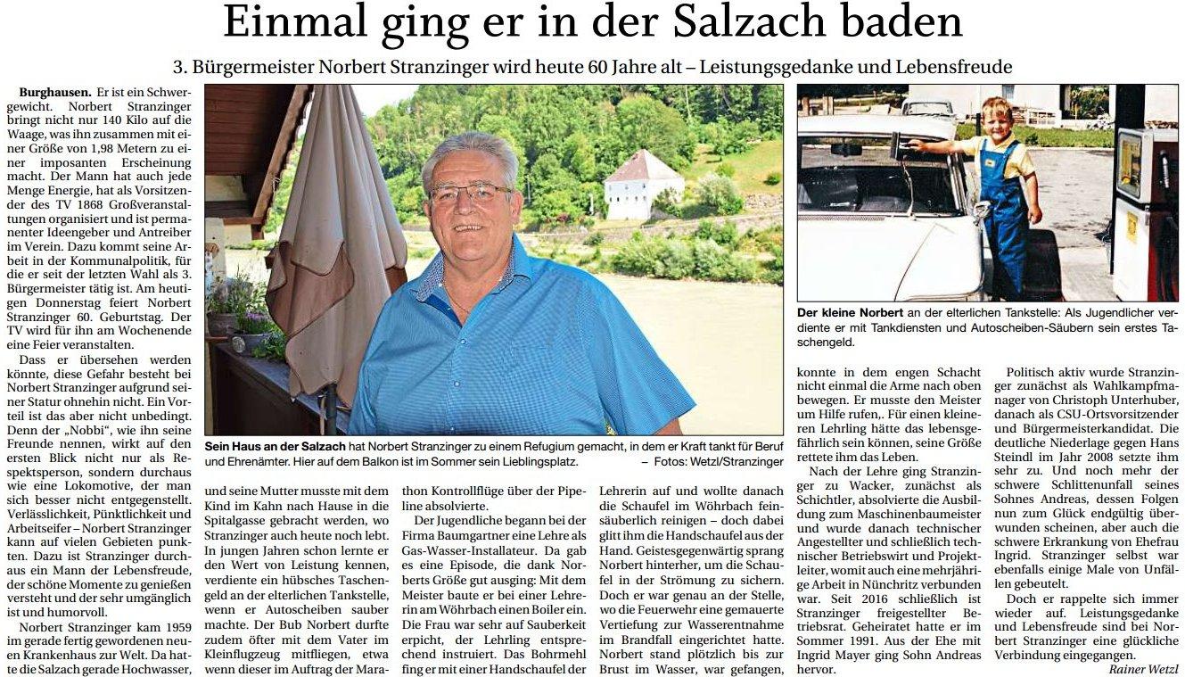 Burghauser Anzeiger | CSU Burghausen